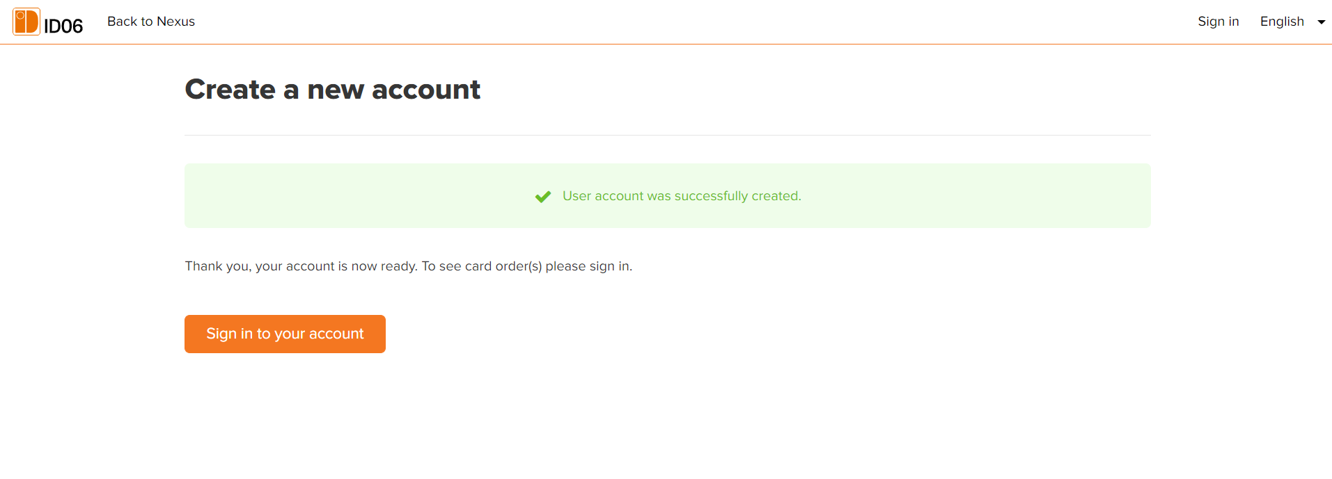 Skapa konto i ID06 med pass eller ID-kort
